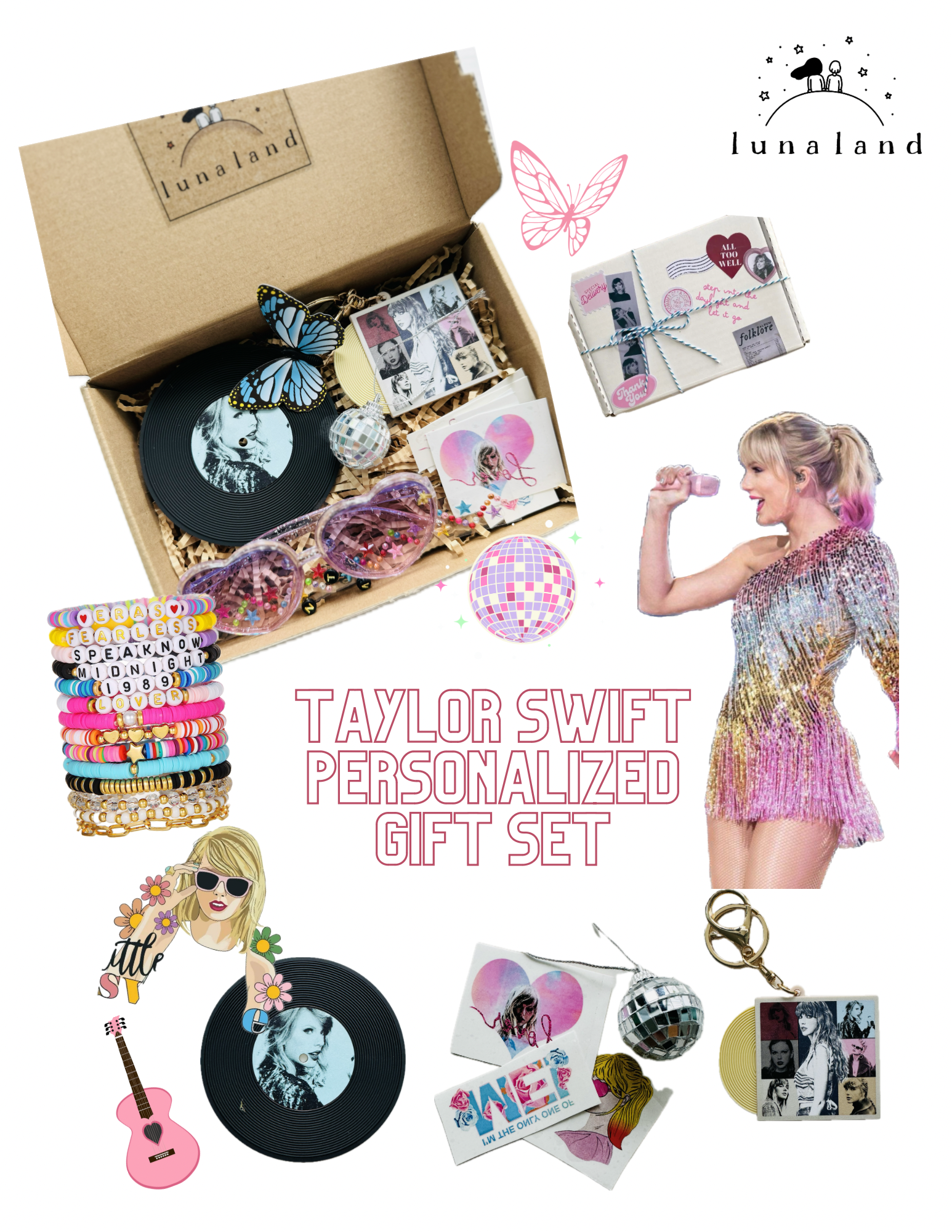 Return / Goodie gift: Taylor Swift inspired gift set